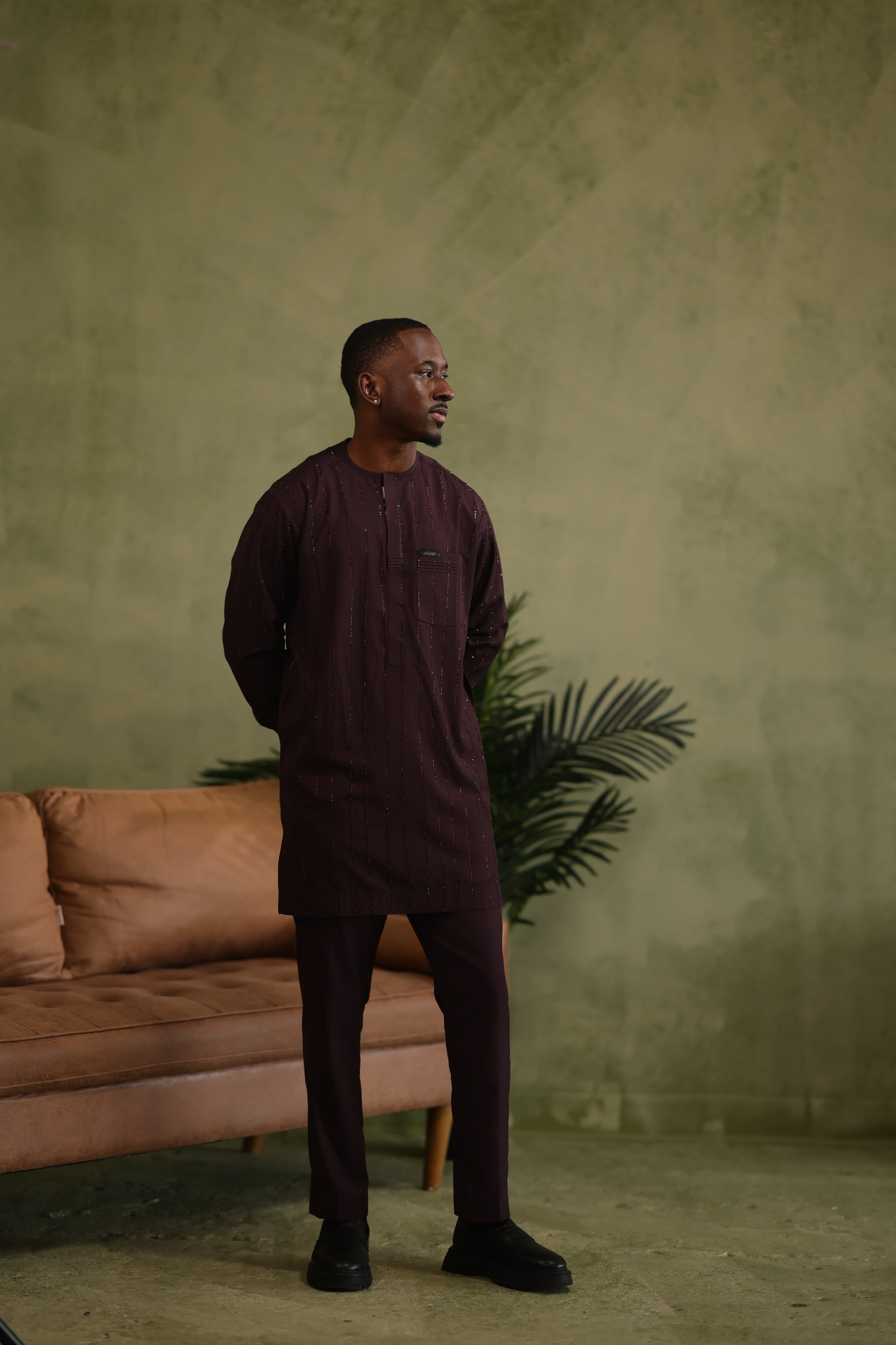 Step Into Paradise By Wearing David Scott’s Newly Released Brown Stone