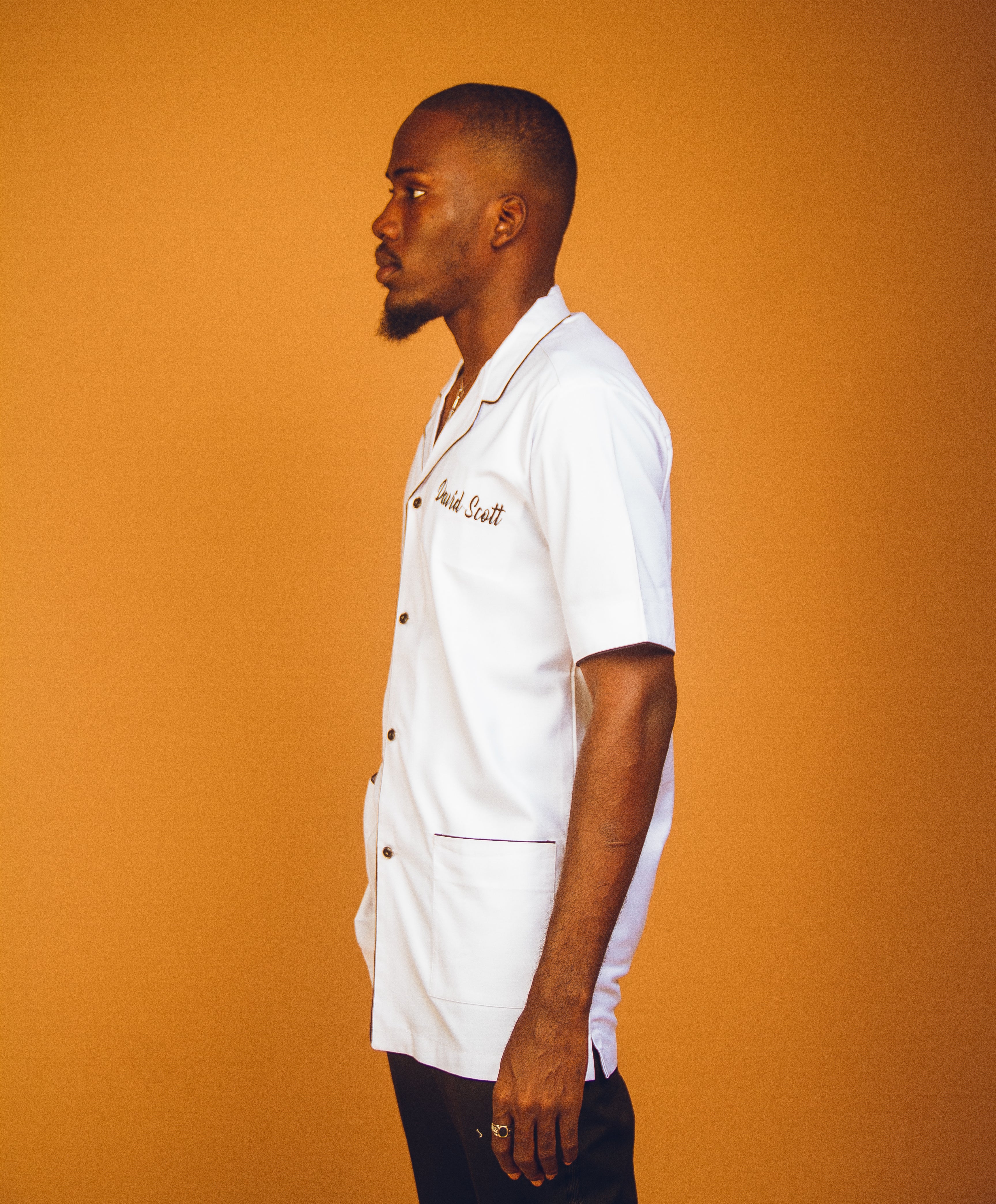 White Miami Twisted Resort Shirt – David Scott